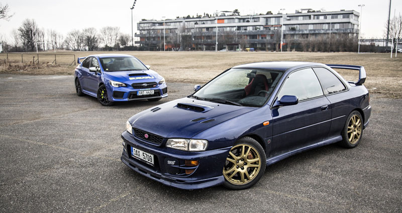 Subaru WRX STI vs. Subaru Impreza STI Type-R GC8G – vůle vítězit | Automobil Revue
